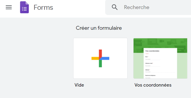 Forms Google - Comment créer un formulaire avec Forms Google